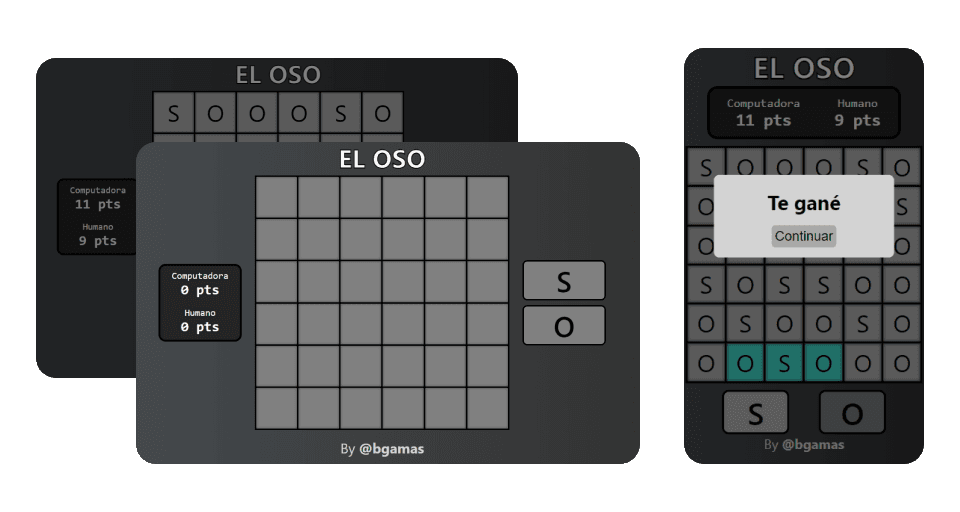GitHub - bryangamas/el-oso: Game in which you must form as many “OSO ...